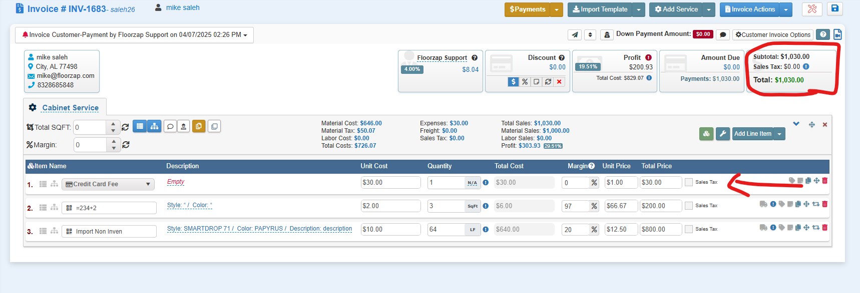 How Payment Processing Fees Work in Floorzap